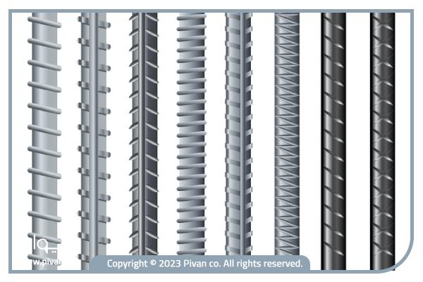 تفاوت انواع میلگرد a1،a2 ،a3،a4 از تمامی جهات + عکس و جدول